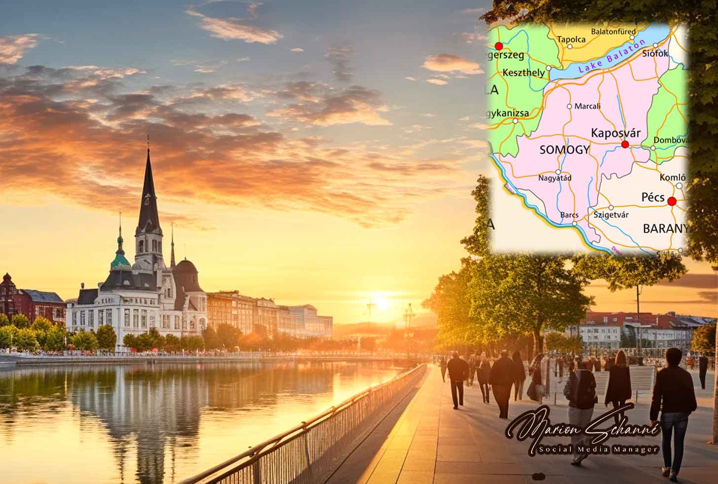 Somogy megye Komitat in Ungarn, im Land der Harmonie